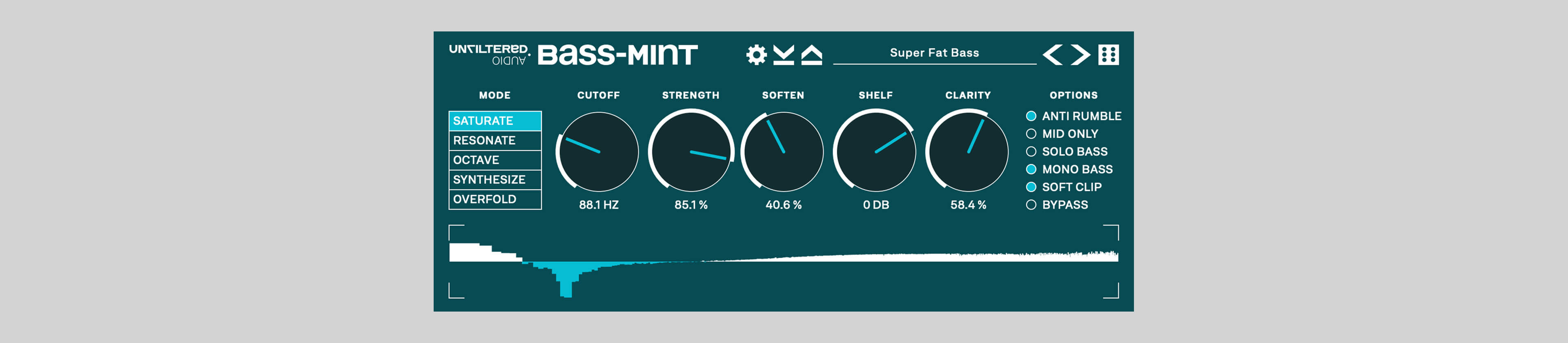 Unfiltered Audio Bass-Mint - Plugin Alliance