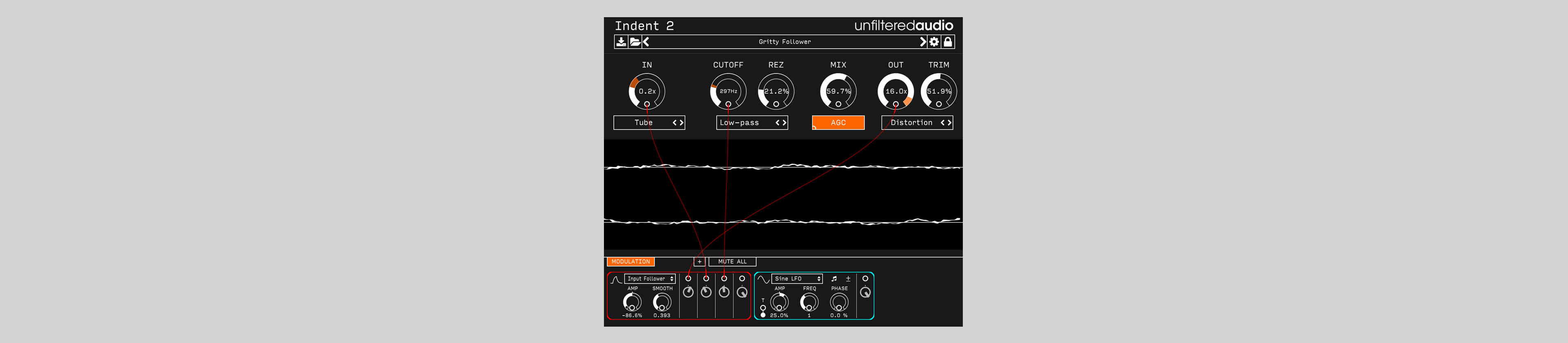 Unfiltered Audio Indent 2 - Plugin Alliance