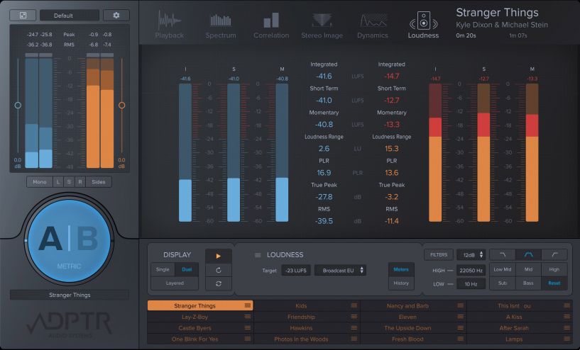 ADPTR AUDIO Metric AB - Plugin Alliance