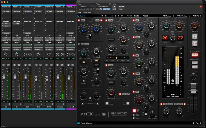 Brainworx bx_console AMEK 200 - Plugin Alliance